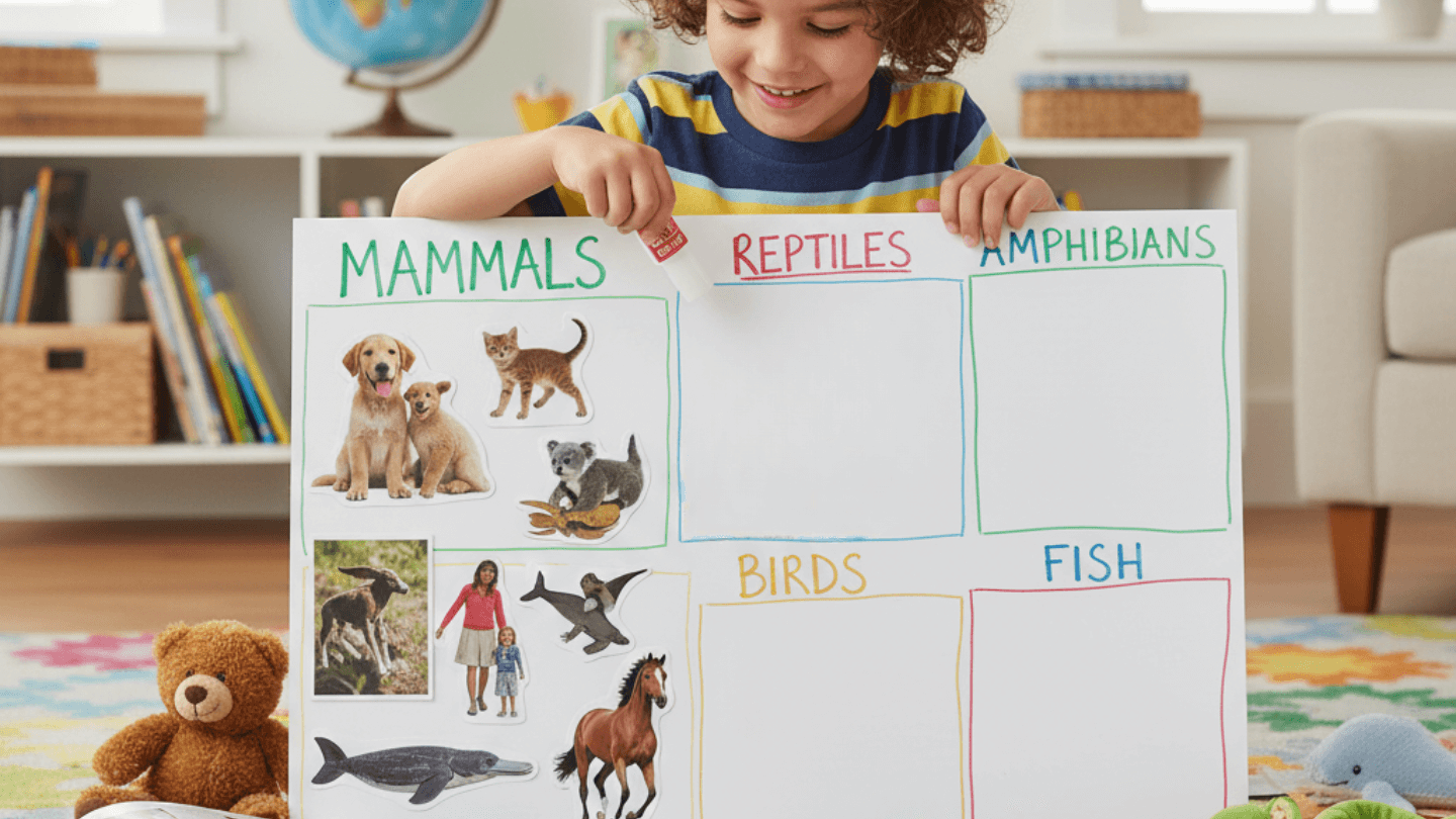 Discovering Mammals: A Fun Animal Classification Activity for Preschoolers